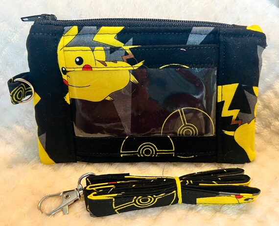 Pikachu Wallet & Lanyard - Etsy