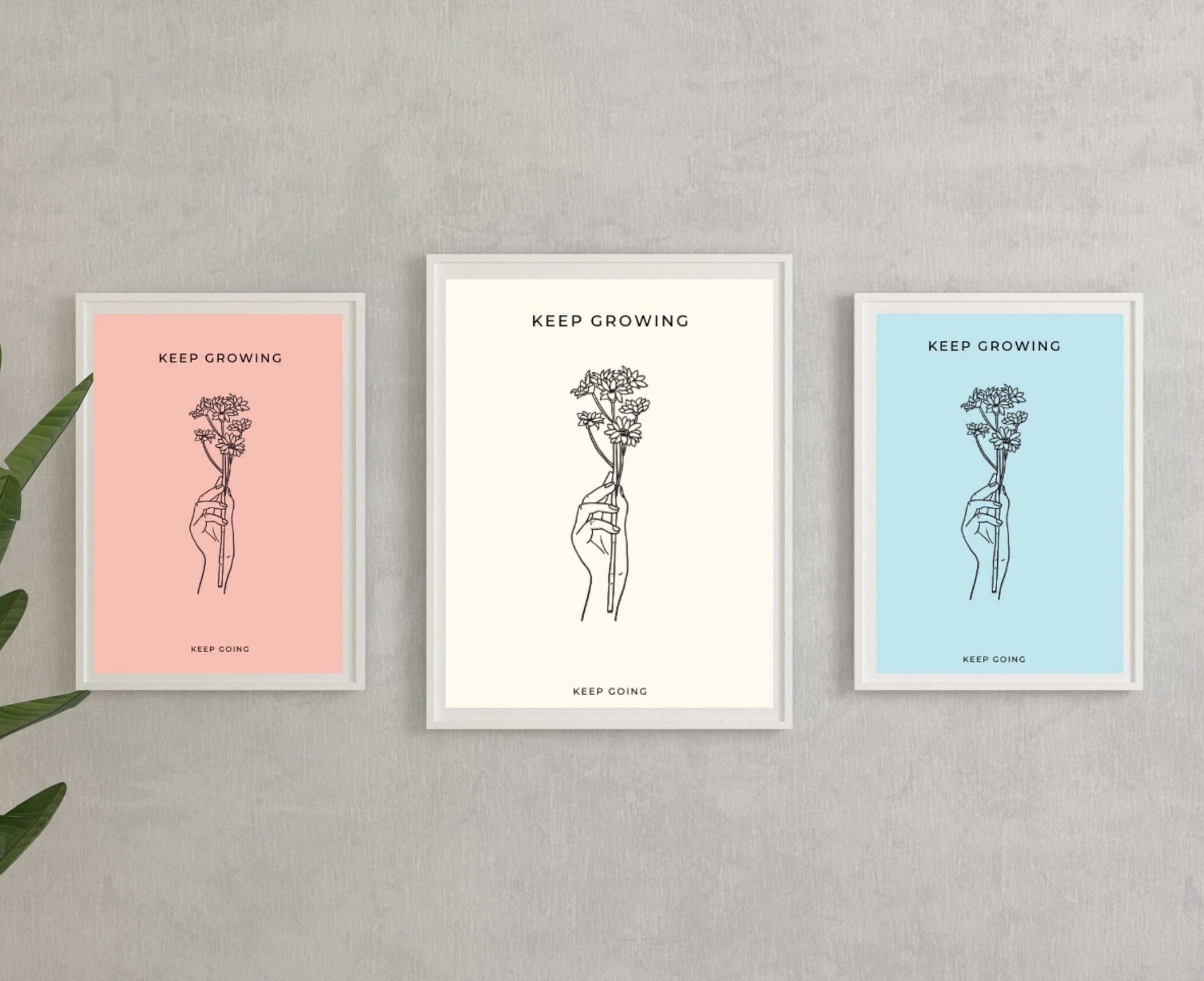 DIGITAL FILE, Keep Growing, Speech Therapy Print, Speech Therapy Sign ...