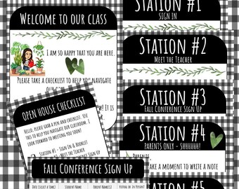 EDITABLE Classroom Open House - Etsy