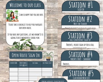 EDITABLE Classroom Open House - Etsy