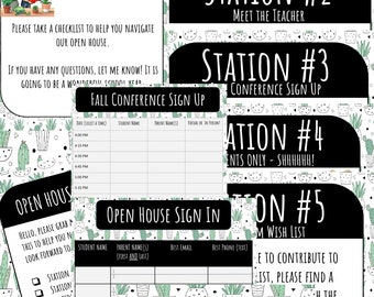 EDITABLE Classroom Open House Crayon Theme - Etsy