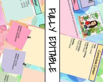 Fully EDITABLE Monthly Newsletter TEMPLATE Dot Theme - Etsy