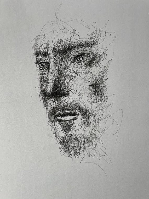 Abstract Art Pencil Drawings Class Time.... Pen On Paper......
