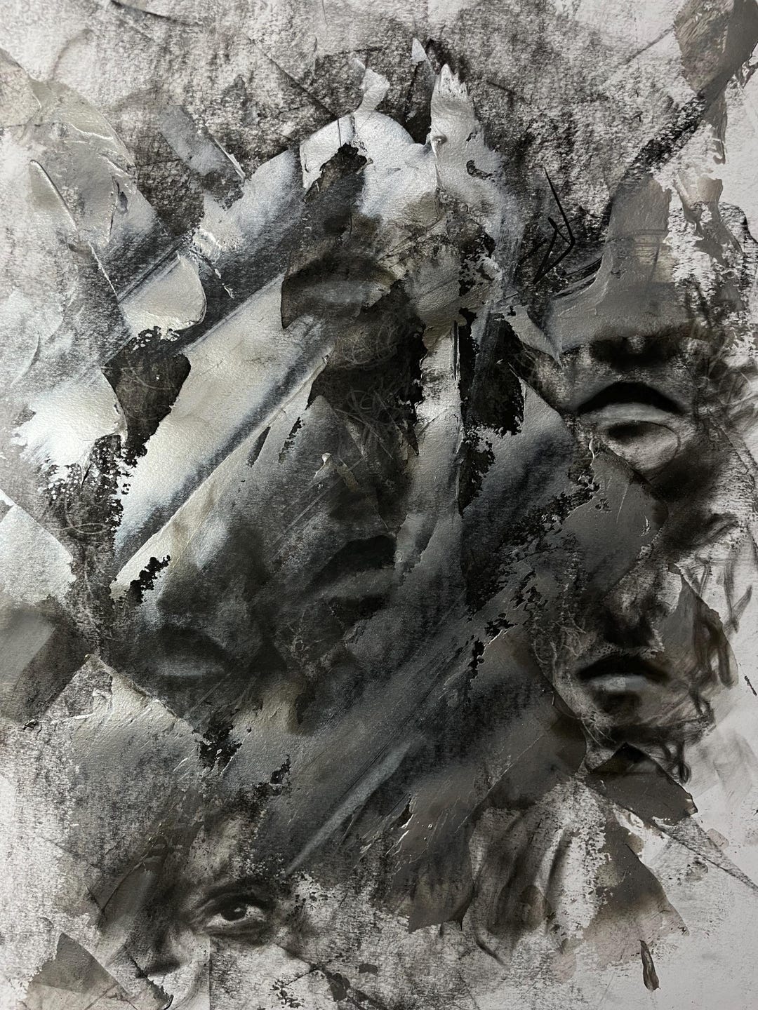 Abstract Art Charcoal Drawing (roots) - Etsy