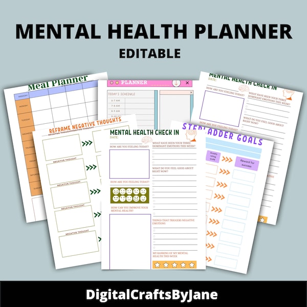 Health Planner - Etsy