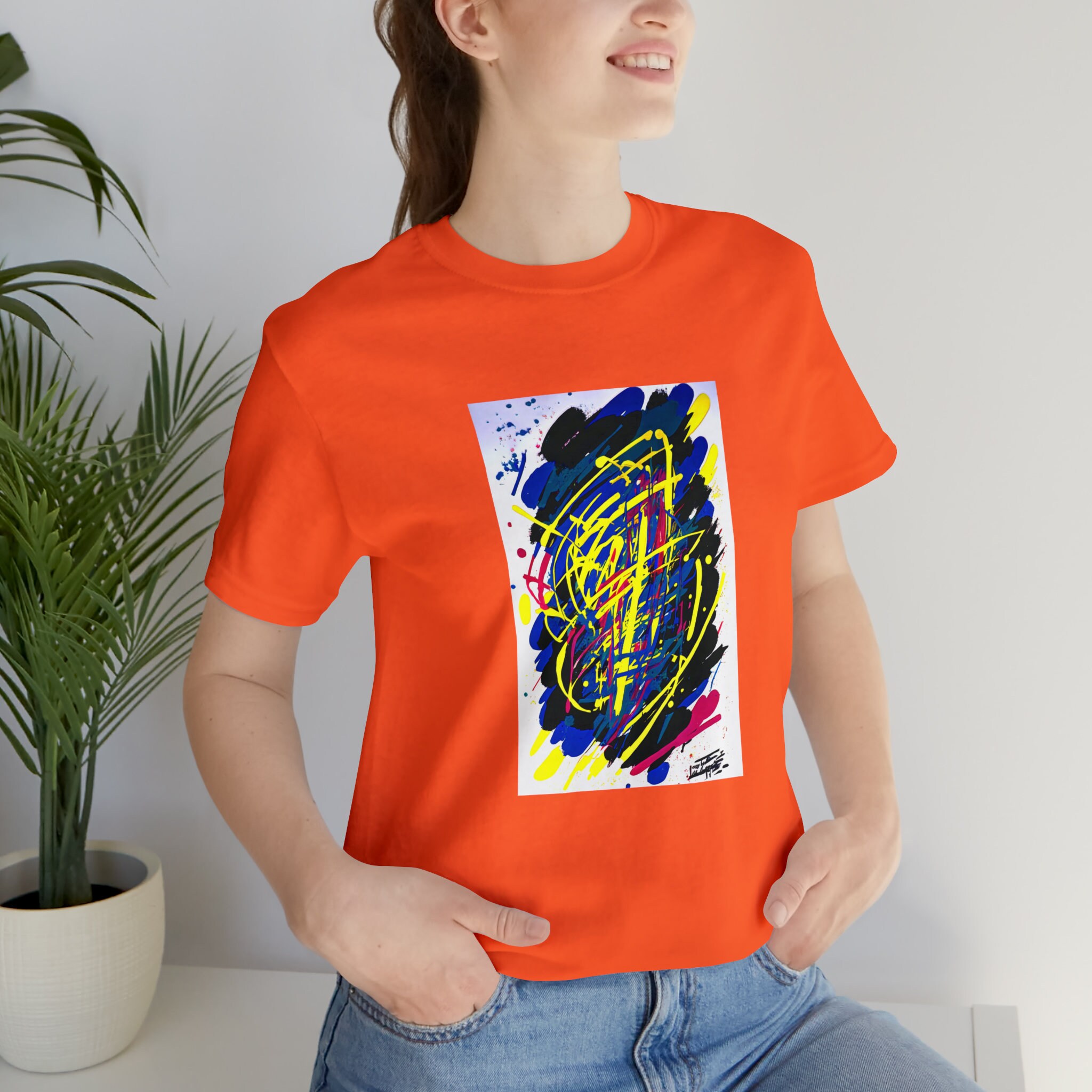 Jackson Pollock Print T-shirt Modern Art for Your Wardrobe Abstract ...