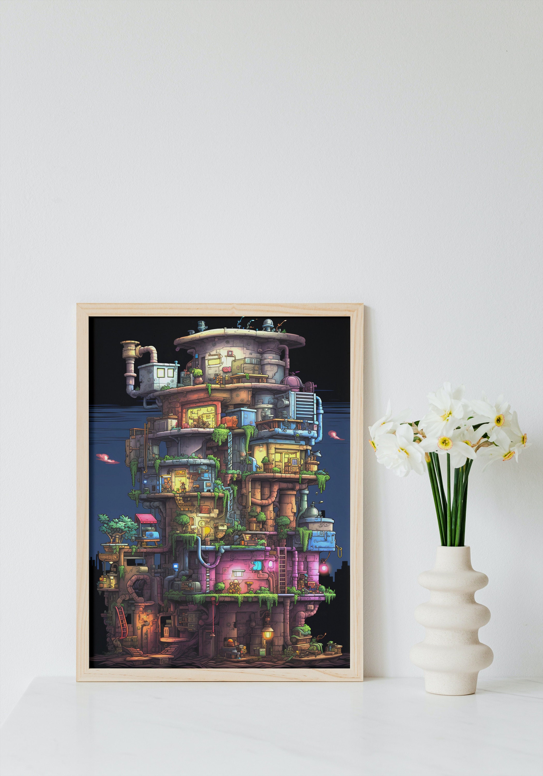 Retro Video Game Level Poster 16 Bit Wall Decor Gaming Room - Etsy