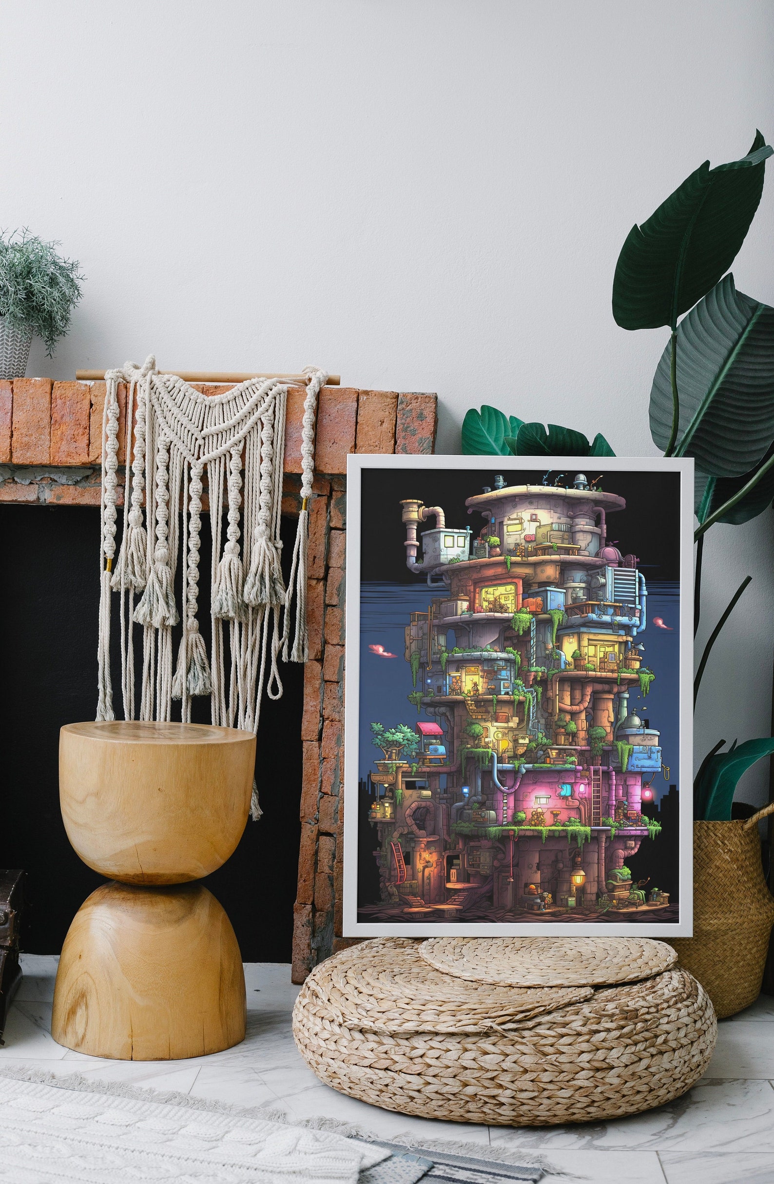 Retro Video Game Level Poster, 16 Bit Wall Decor, Gaming Room Art ...