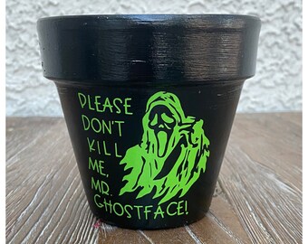 Ghostface Planter - Etsy Ireland