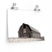 Old Barn Art Poster, Premium Matte Wall Art, Farmhouse Art Decor, Old ...