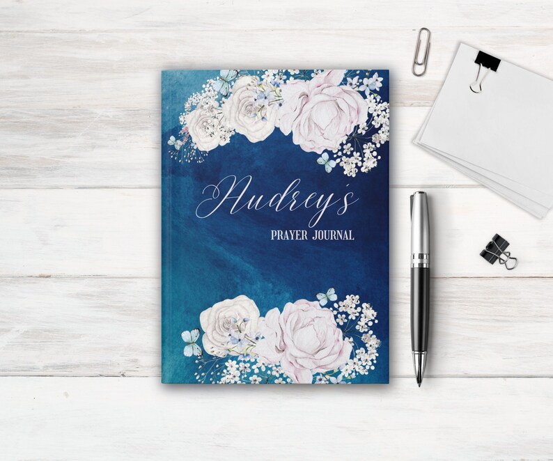 Personalized Prayer Journal, Custom Faith Notebook, Bible Study Sermon ...