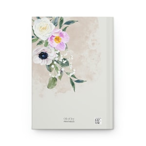 Personalized Watercolor Floral Journal - Customizable Gardening Journal ...