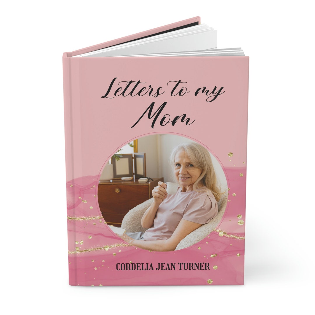 Personalized "letters to My Mom" Journal With Custom Name and Photo ...