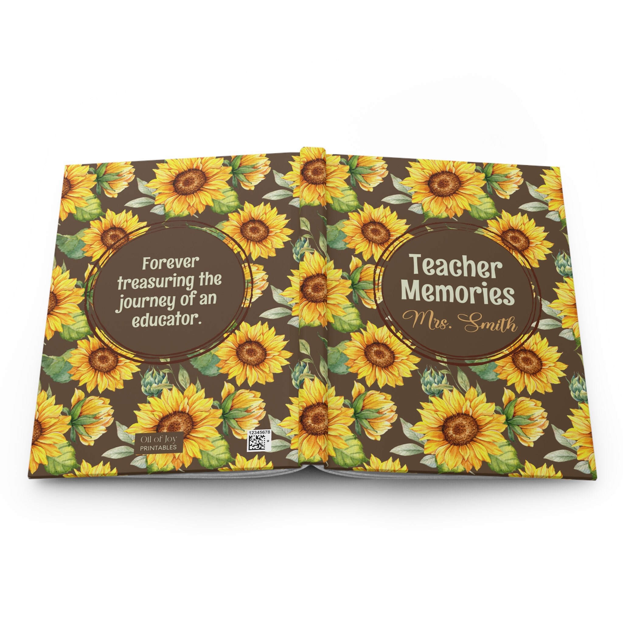 Personalized Teacher's Journal Teacher Memories Notebook - Etsy