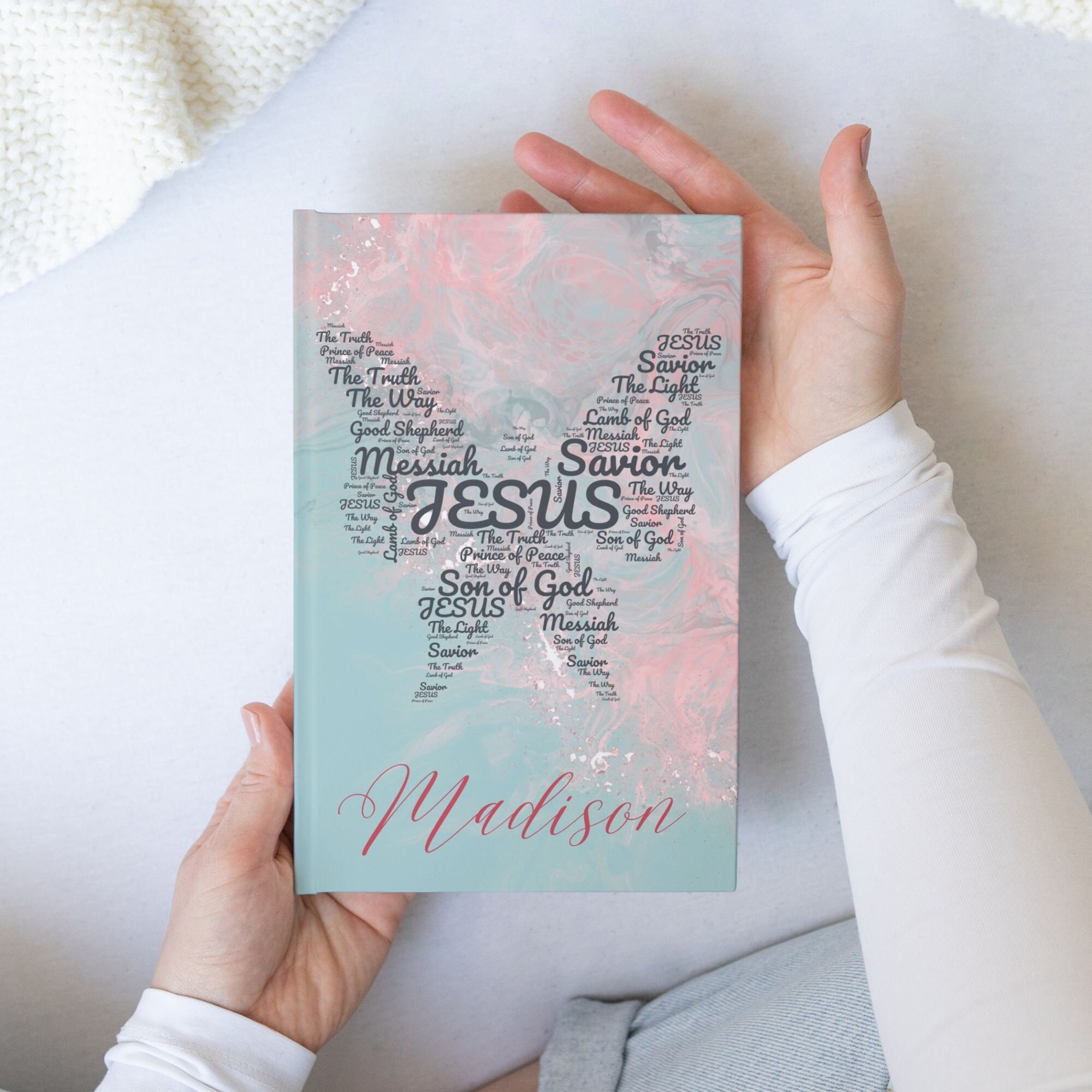 Bible Verse Journal for Women, Personalized Name Faith Journal for ...