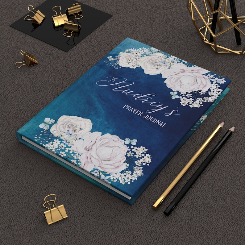 Personalized Prayer Journal, Custom Faith Notebook, Bible Study Sermon ...