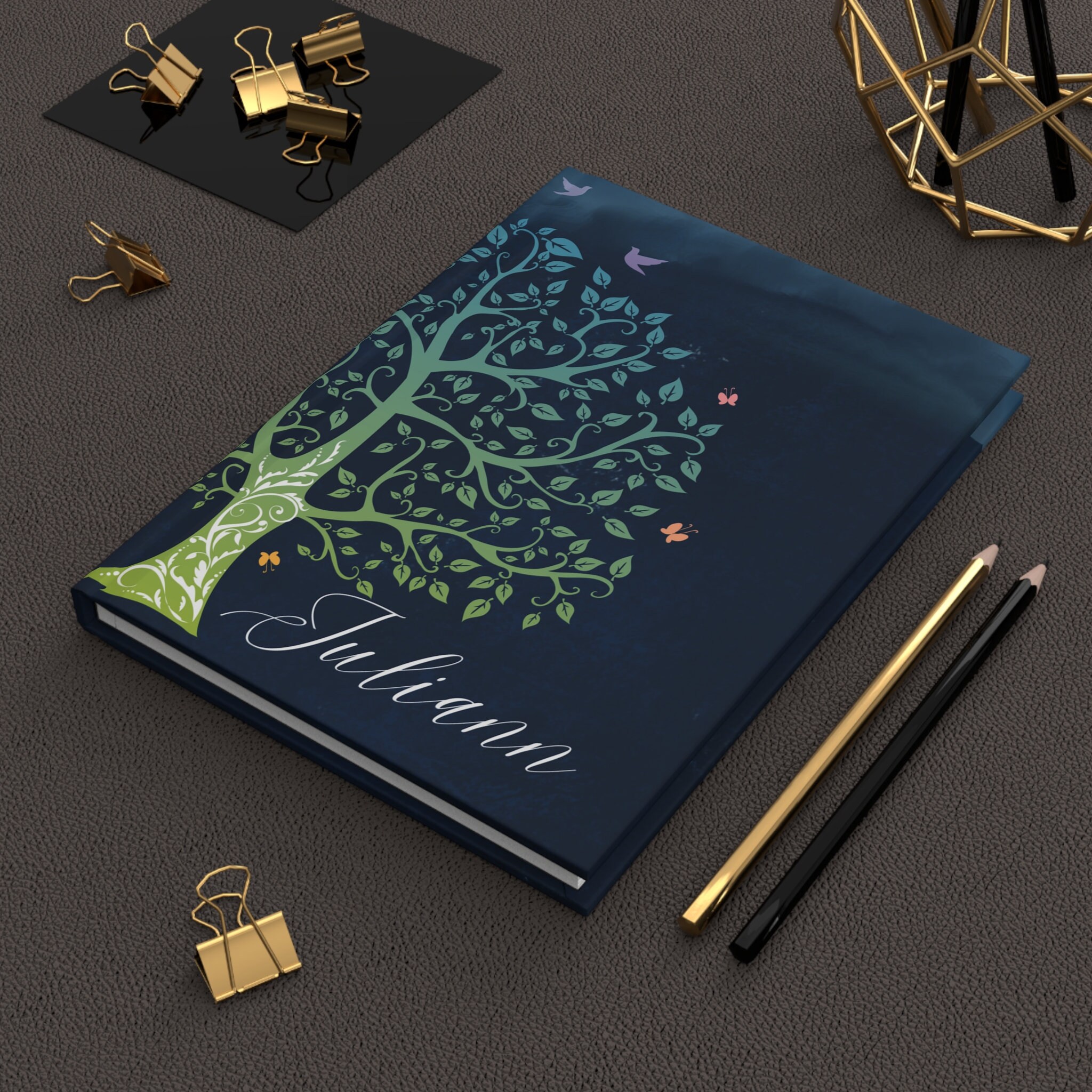 Personalized Journal, Custom Name Bible Verse Notebook, Travel ...