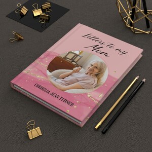 Personalized "letters to My Mom" Journal With Custom Name and Photo ...