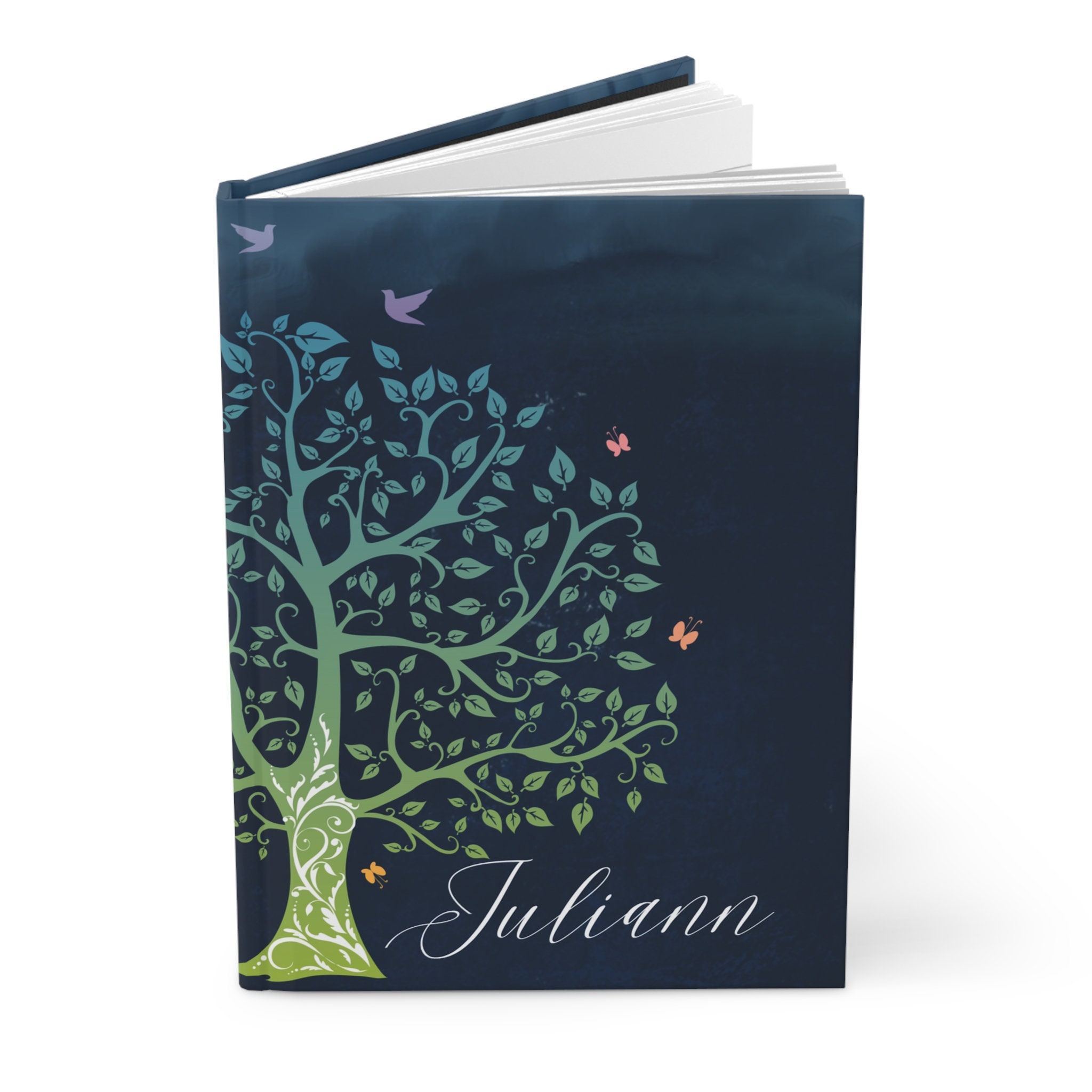 Personalized Journal, Custom Name Bible Verse Notebook, Travel ...