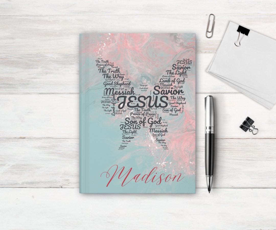 Bible Verse Journal for Women Personalized Name Faith Journal - Etsy