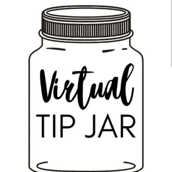 Virtual Tip Jar Svg - Etsy