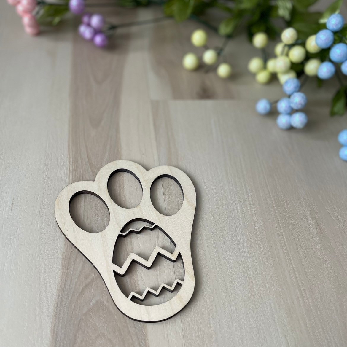 Easter Bunny Footprint Stencil - Etsy