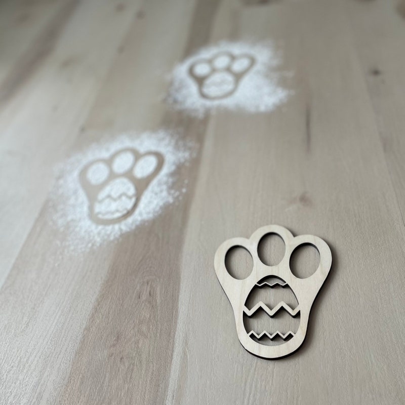 Bunny Paw Print - Etsy UK