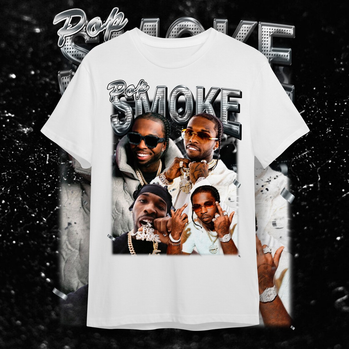 Pop Smoke RAP Bootleg T-shirt Designs Hip Hop PNG Files - Etsy
