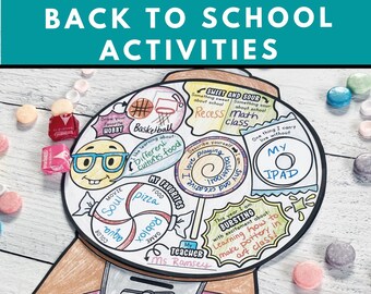 Emoji All About Me Worksheet & Poster Back to School - Etsy