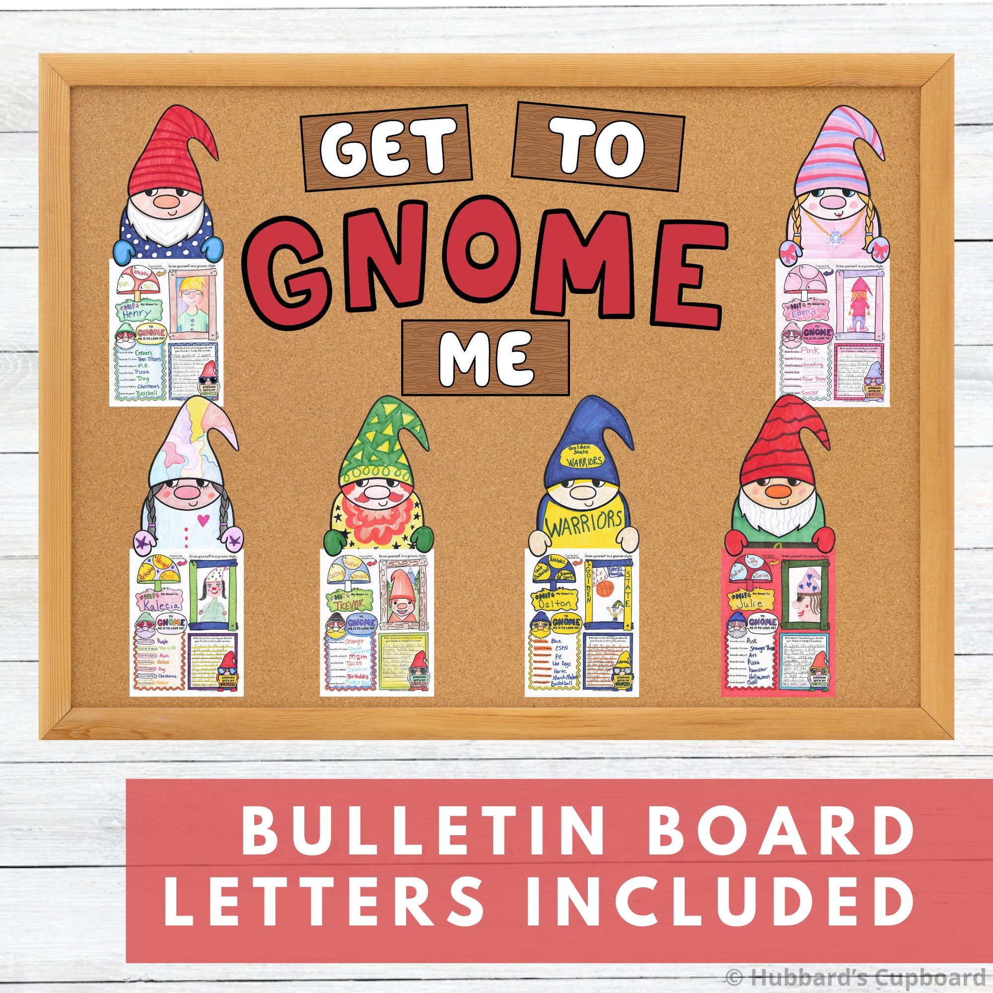 Gnome All About Me Worksheet, & Poster - Back to School Activities ...