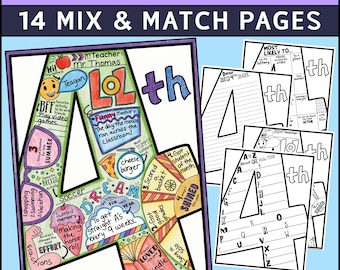 Last Week of School Activity - 5th Grade End of Year Memory Book ...