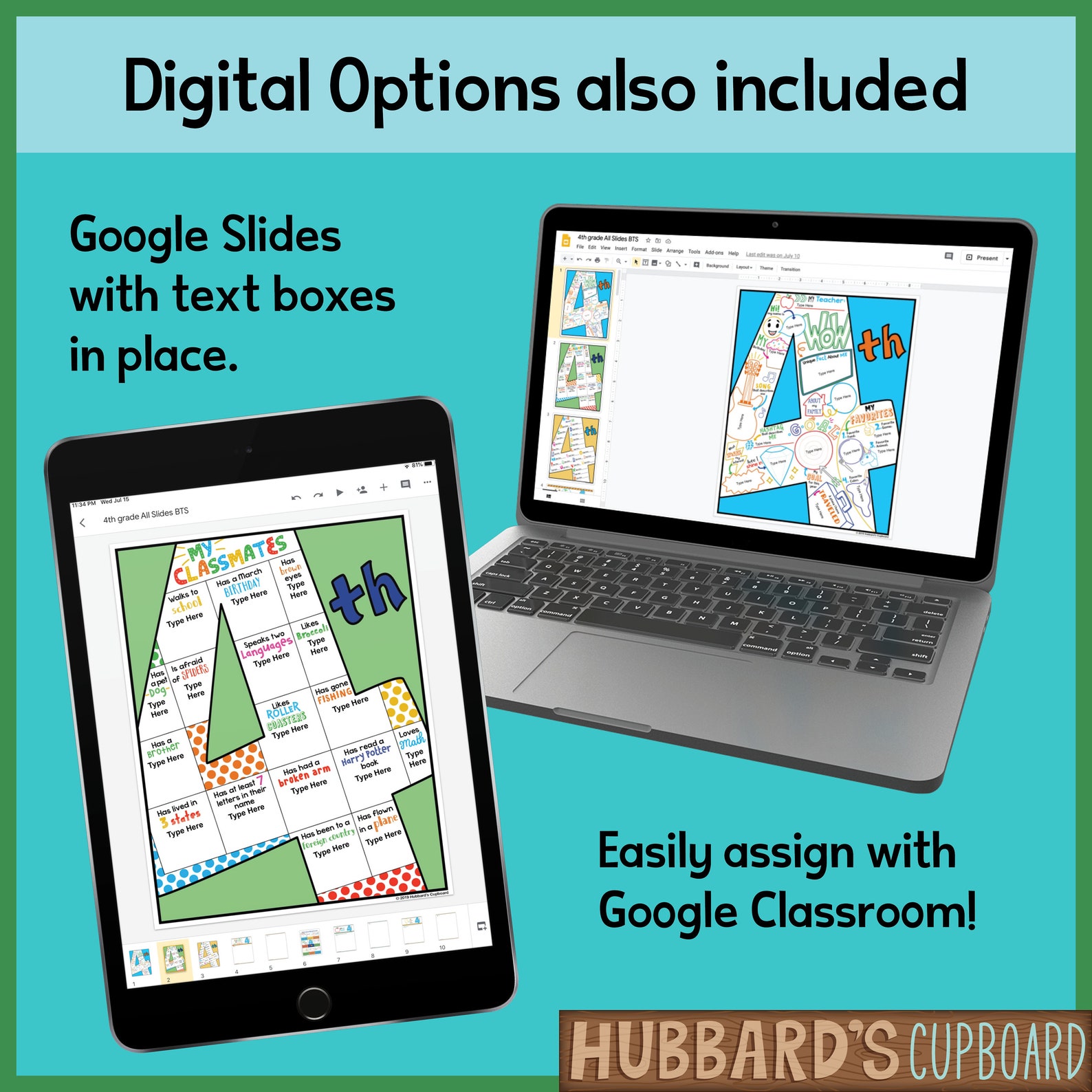 Back to School Activities - BTS Bulletin Board - 4th Grade All About Me ...