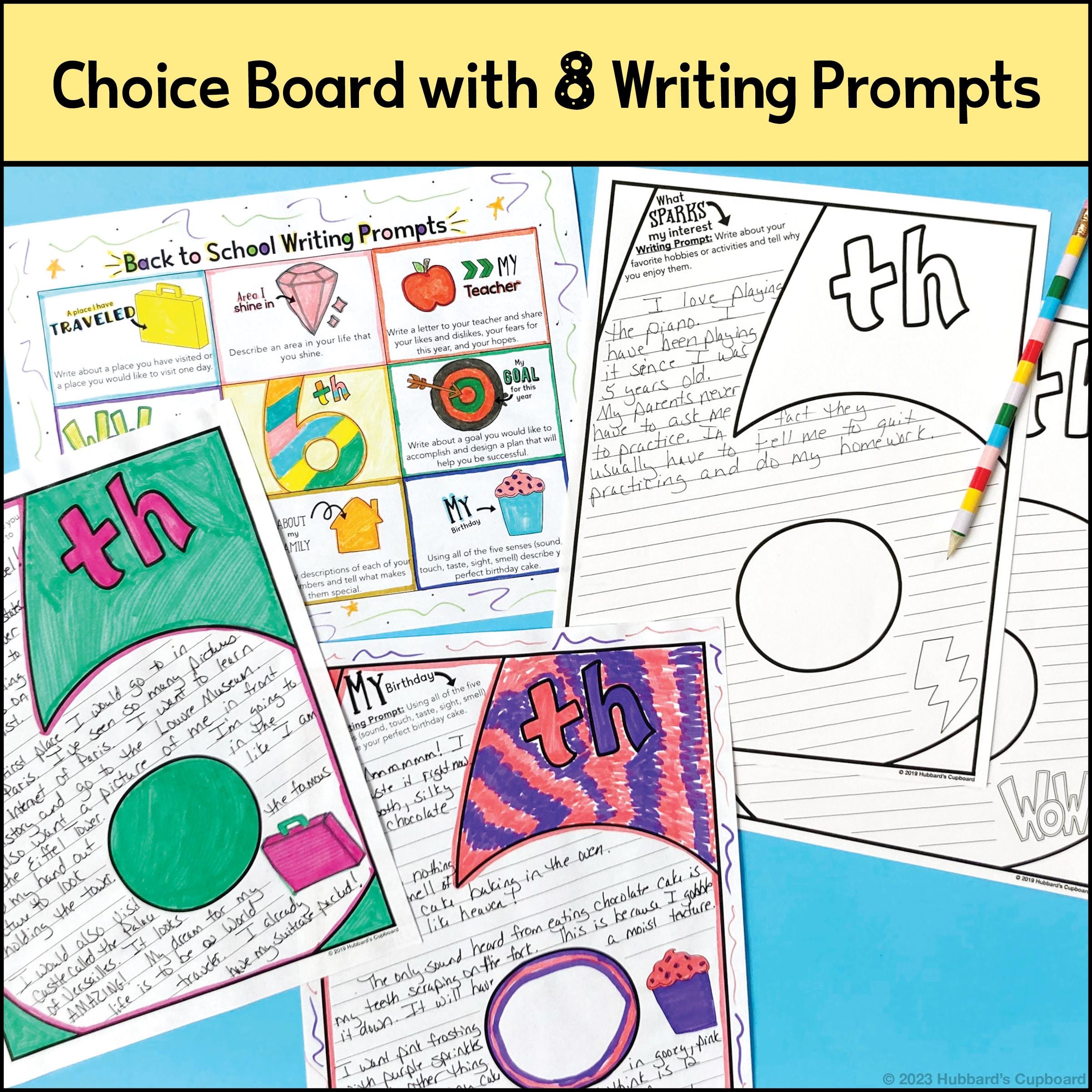 Back to School Activities - BTS Bulletin Board - 6th Grade All About Me ...