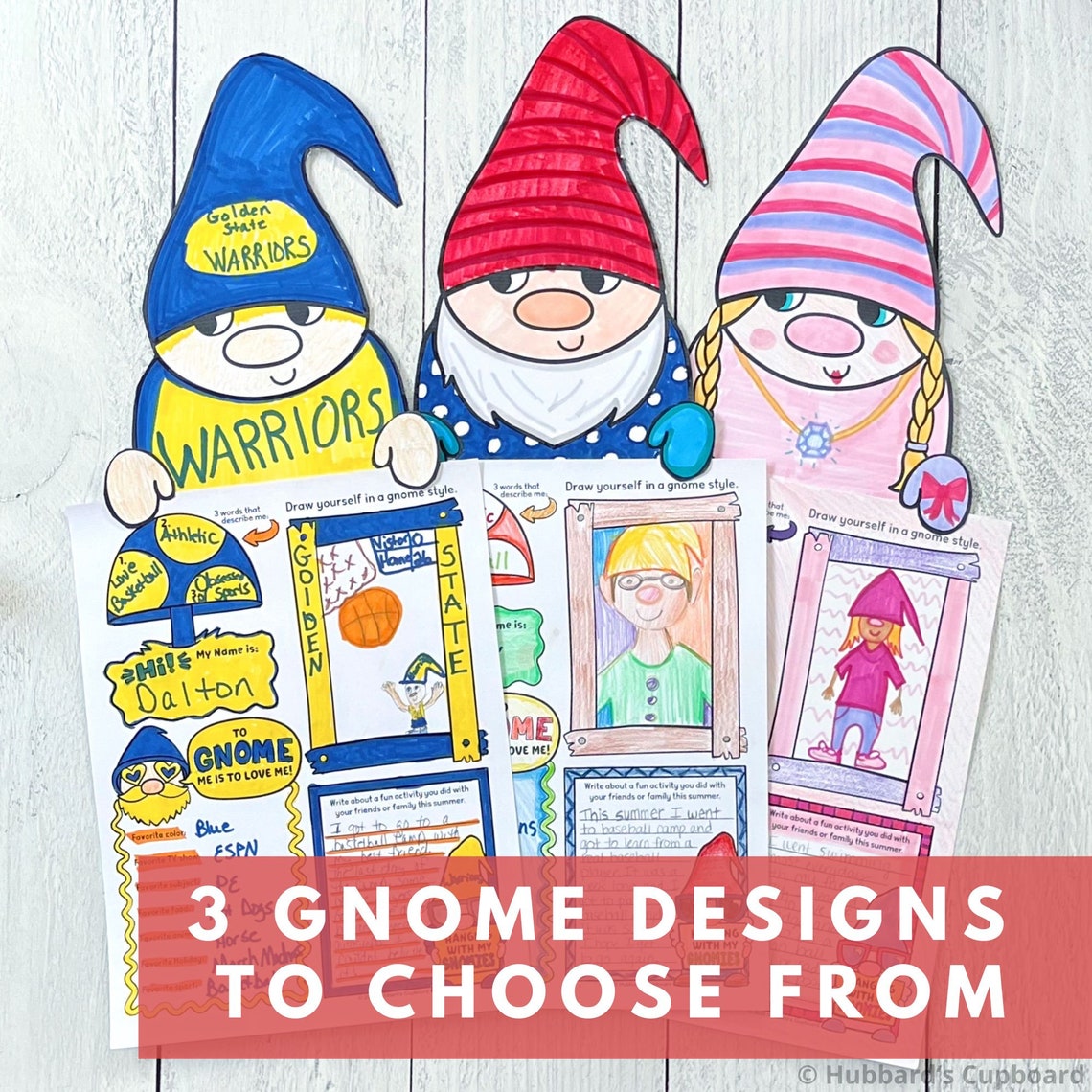 Gnome All About Me Worksheet, & Poster - Back to School Activities ...