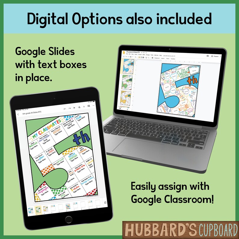 Back to School Activities - BTS Bulletin Board - 5th Grade All About Me ...