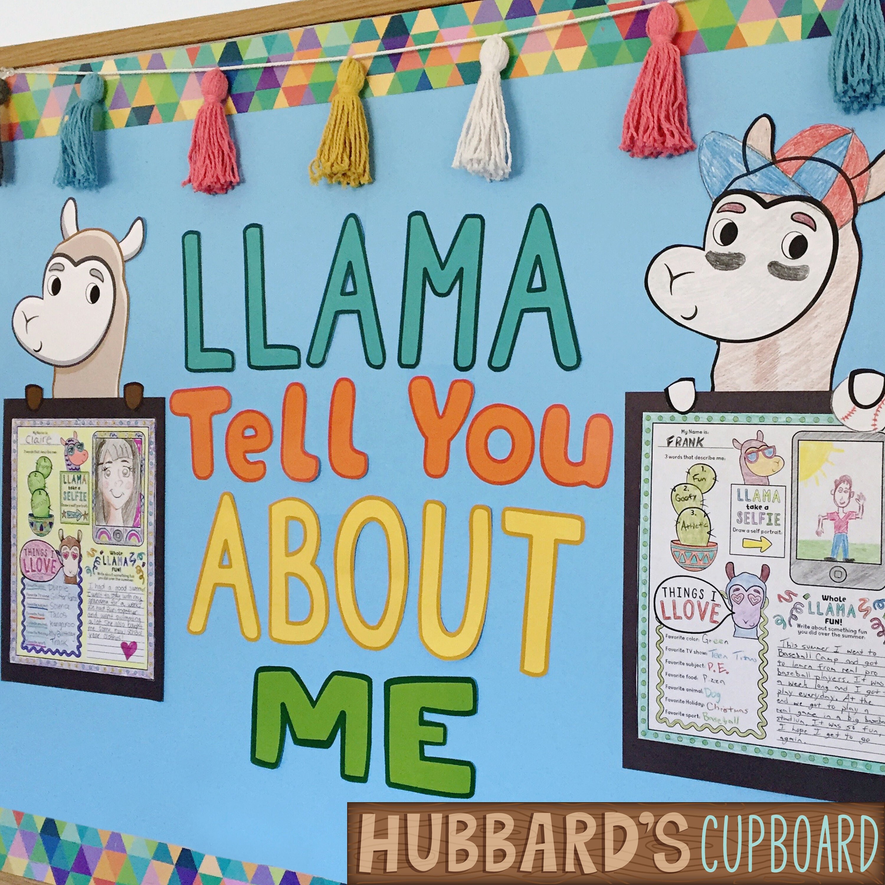Llama All About Me Worksheet, & Poster - Back to School Activities ...