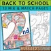 Back to School Activities - BTS Bulletin Board - 2nd Grade All About Me ...