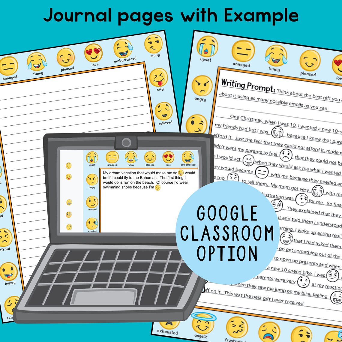 Emoji All About Me Worksheet, & Poster - Back to School Activities ...