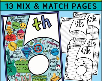 Back to School Activities - BTS Bulletin Board - 3rd Grade All About Me ...