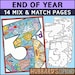 3rd Grade End of Year Memory Book - Last Week or Day of School Activity ...