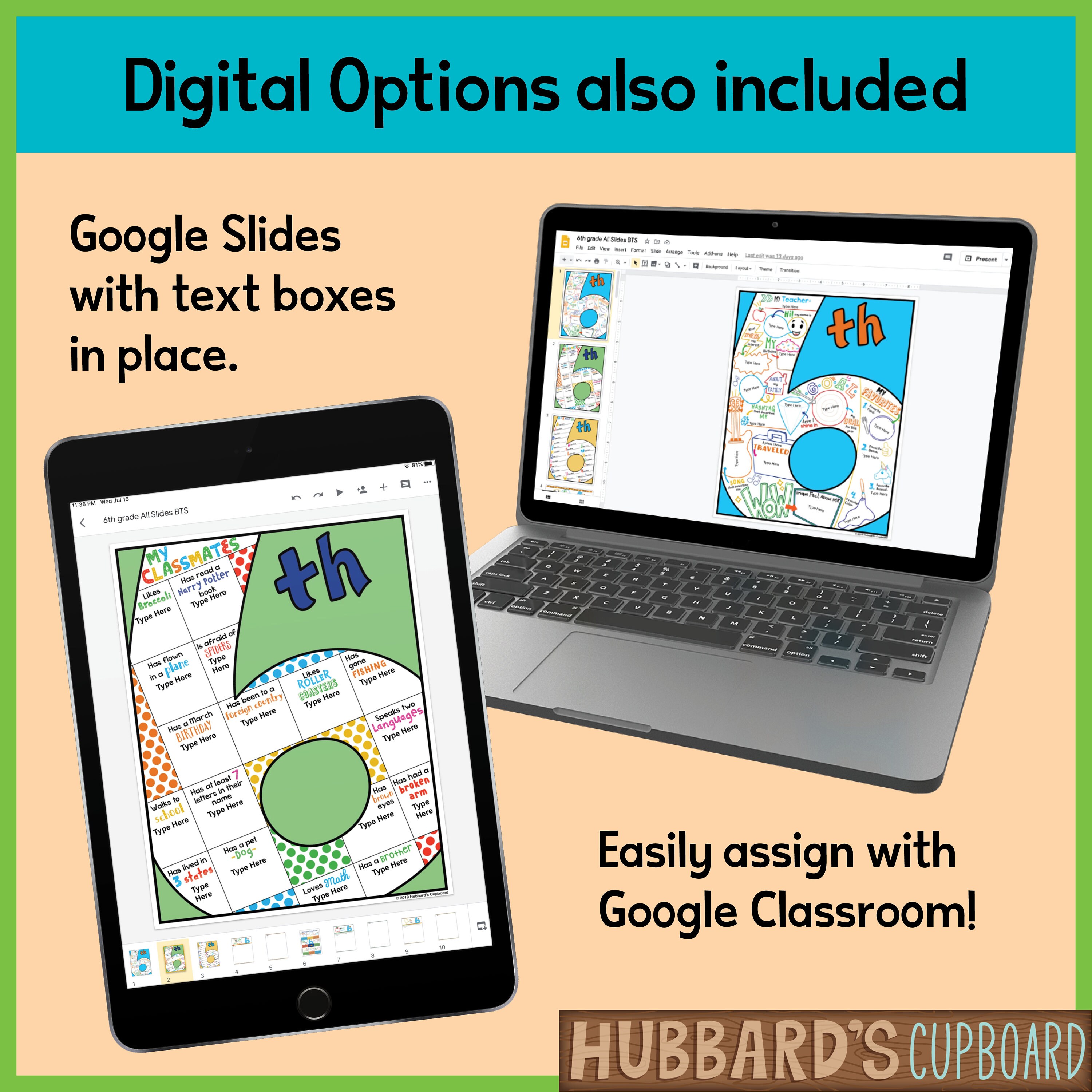 Back to School Activities - BTS Bulletin Board - 6th Grade All About Me ...