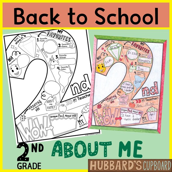 Back to School Activities BTS Bulletin Board 2nd Grade All - Etsy