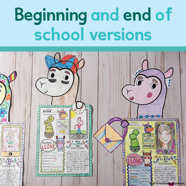 Llama All About Me Worksheet, & Poster - Back to School Activities ...