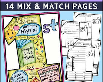 Kindergarten End of Year Memory Book - Last Week or Day of School ...