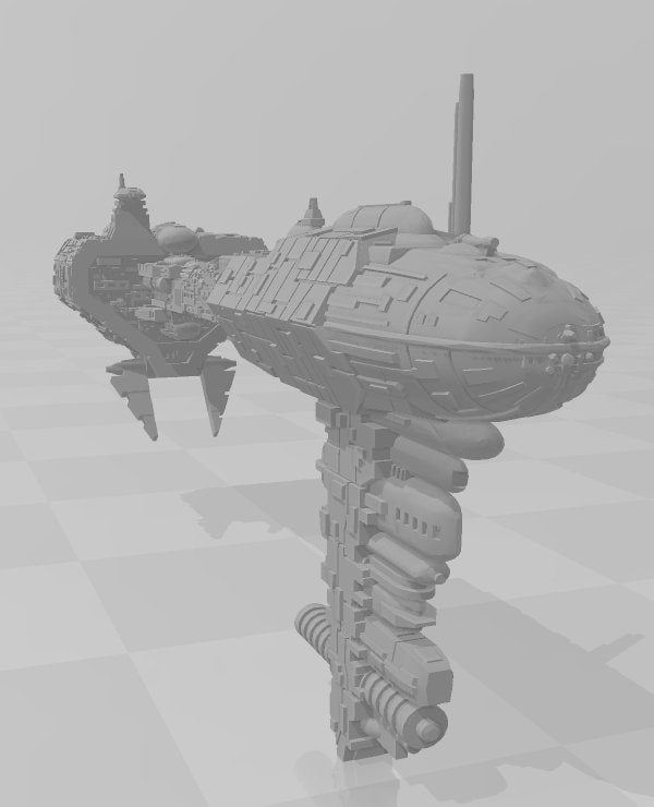 Nebulon-b Frigate 13 Star Wars Space Cruiser, 3d Printed - Etsy