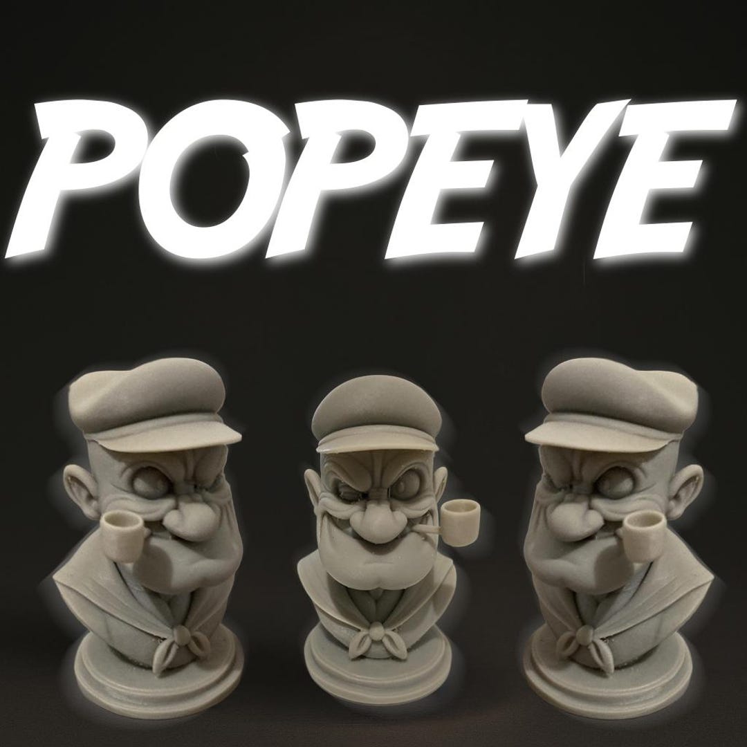 Popeye and Olive – STL Pack 3D Printable Figures - Etsy