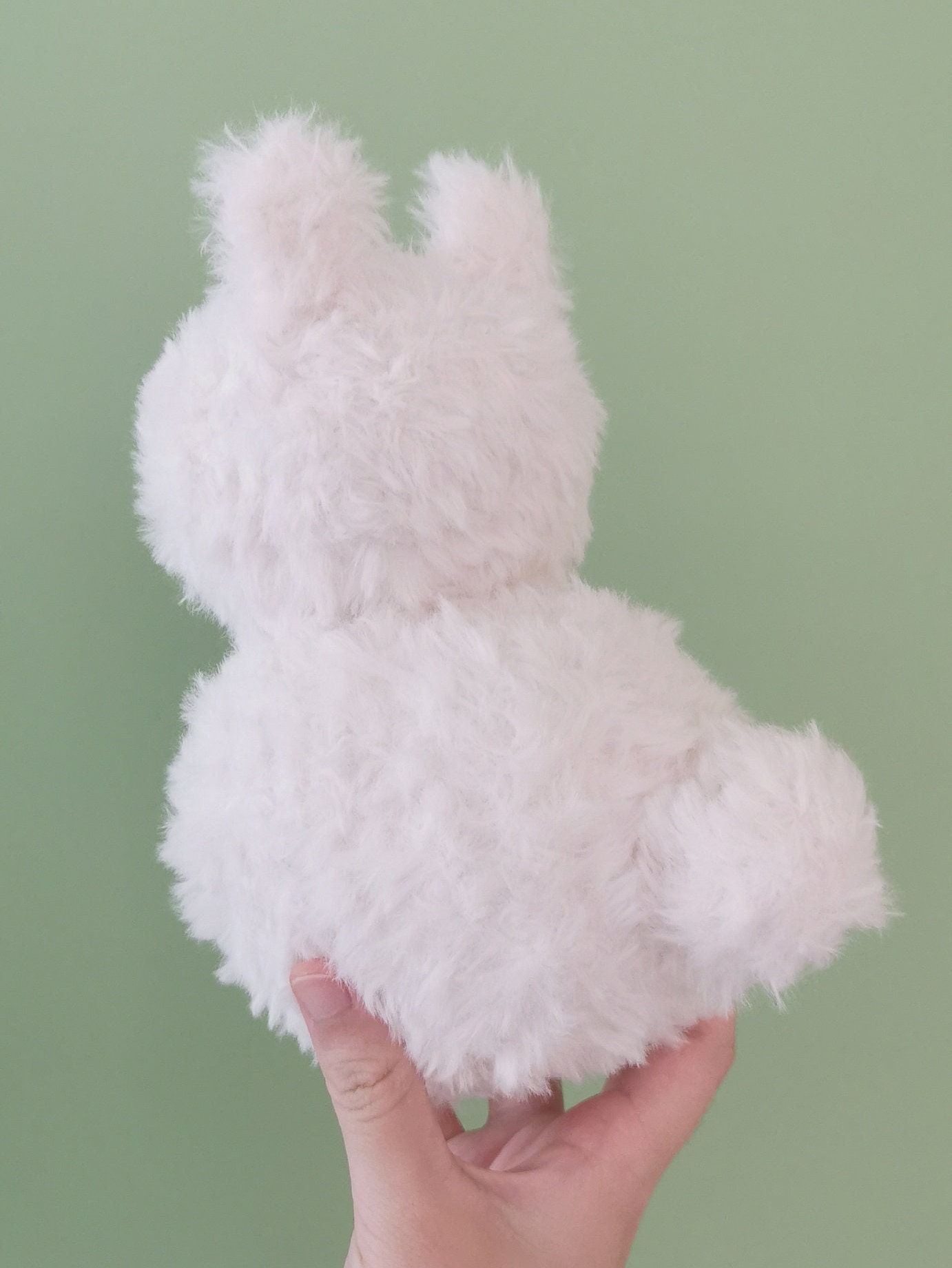 Crochet Fluffy Bunny Amigurumi Plush - Etsy