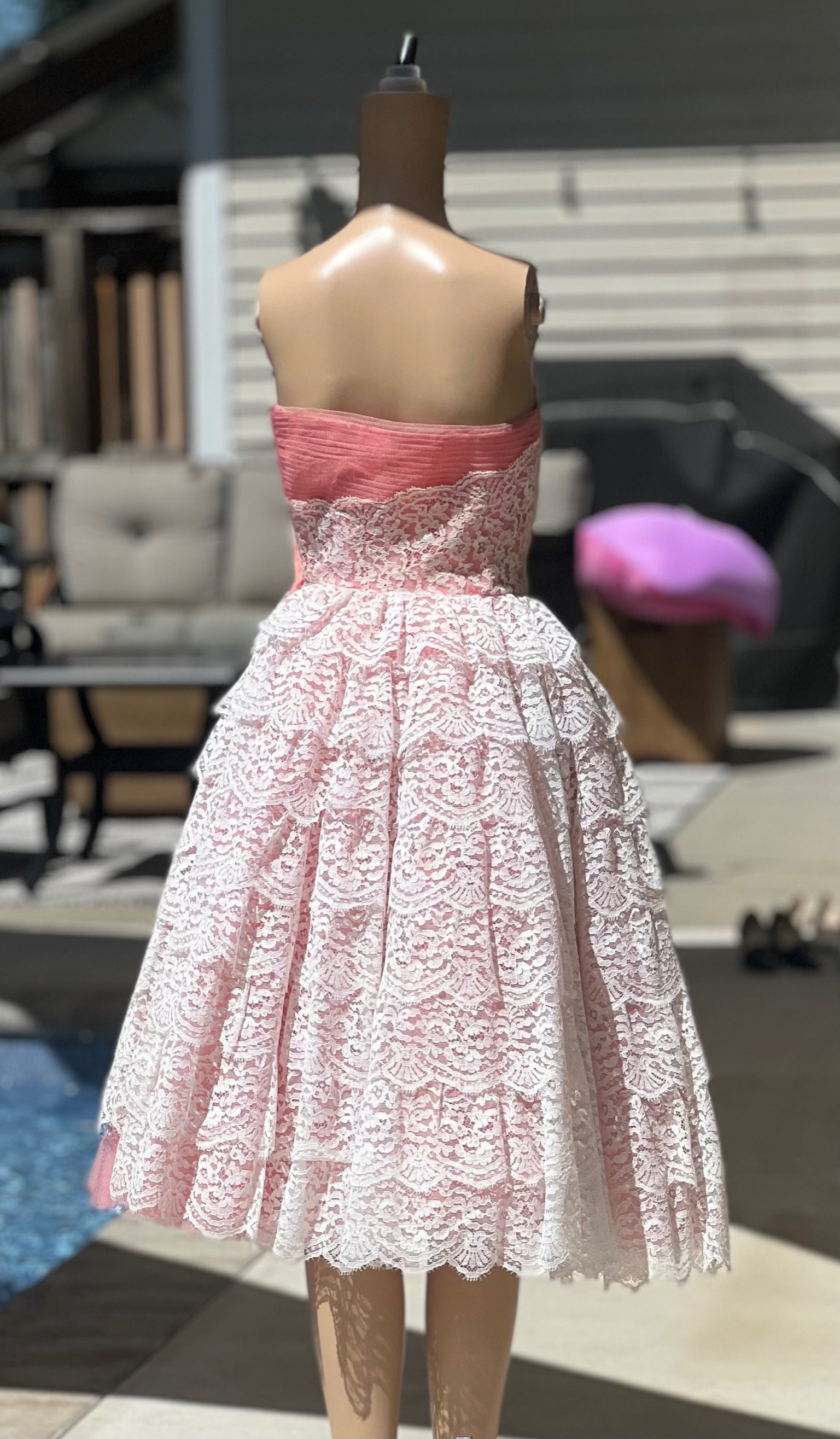 Vintage 1950s Prom Dress / Cotillion Formals Prom Dress - Etsy