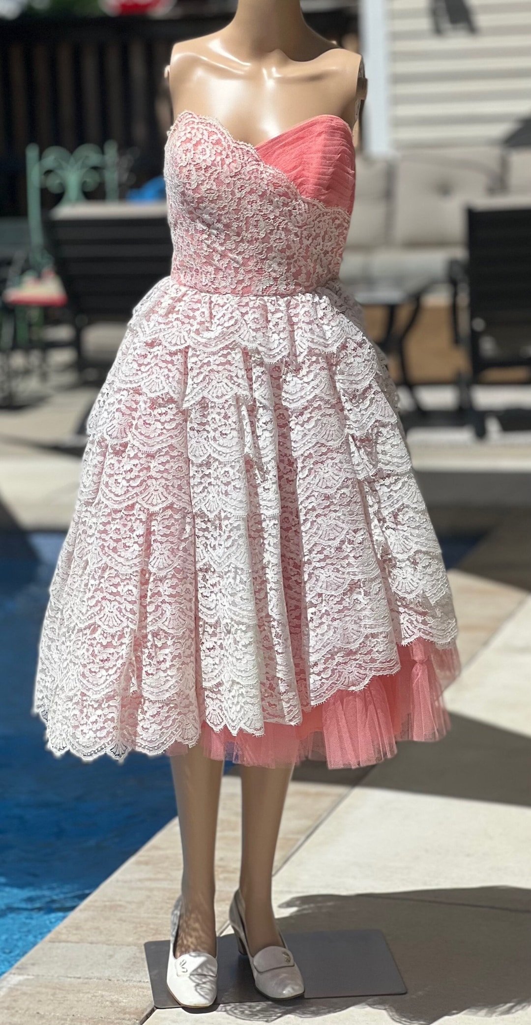 Vintage 1950s Prom Dress / Cotillion Formals Prom Dress - Etsy