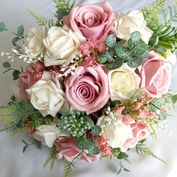 Dusty Pink Rose - Etsy UK